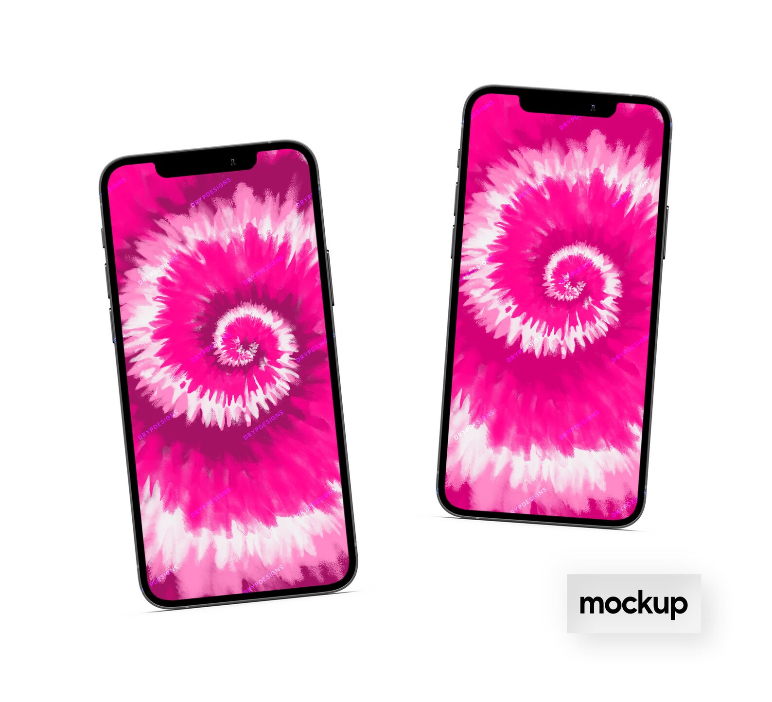 Pink Tie-dye Swirl Digital Paper Background Pattern October - Etsy
