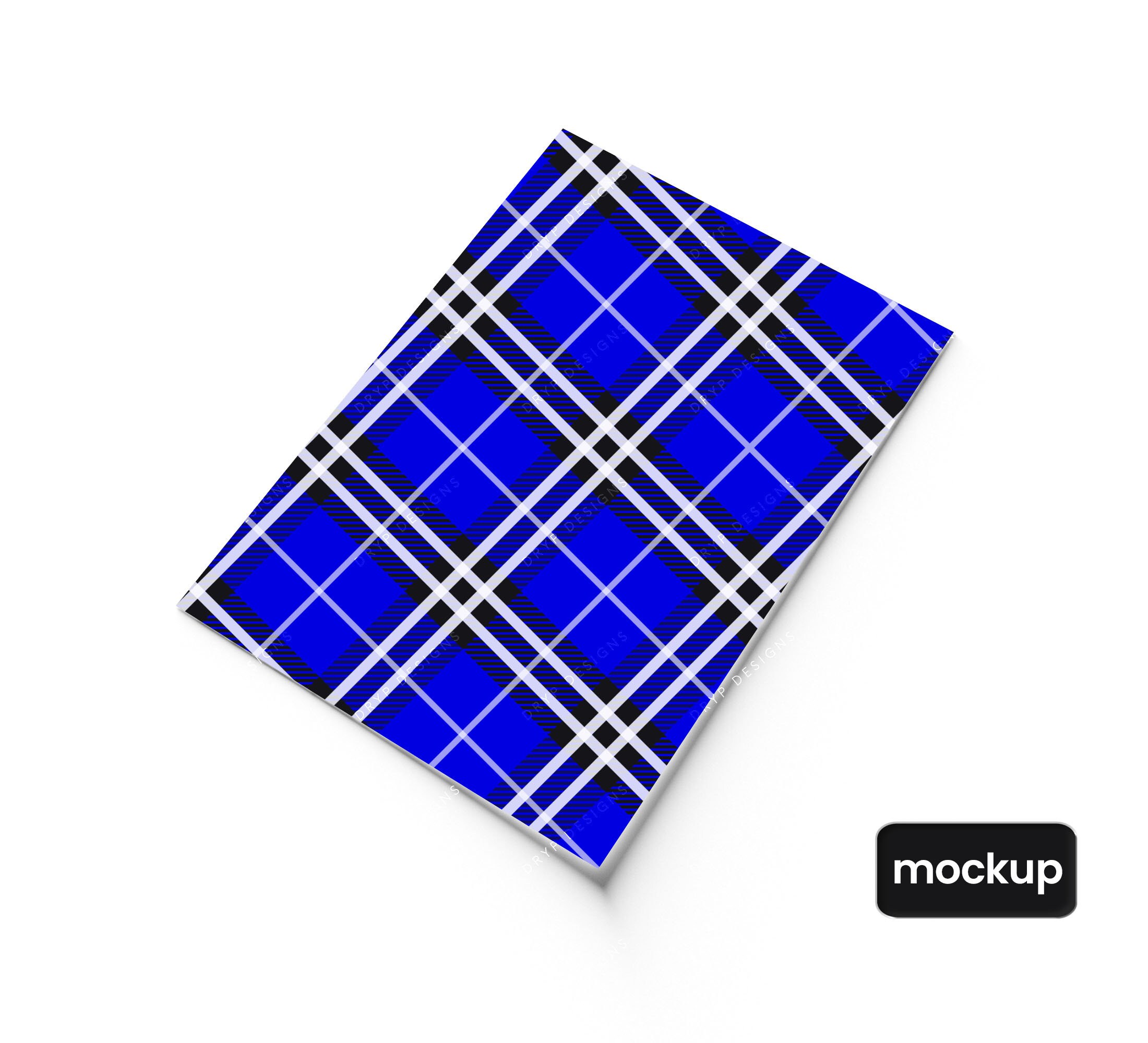 Blue Flannel Seamless Background Texture Blue Plaid Flannel | Etsy