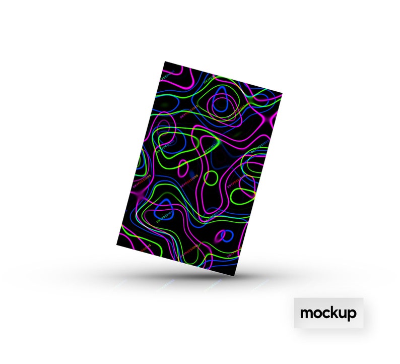 Wavy Neon Line Curve Seamless Digital Paper Pattern - Etsy