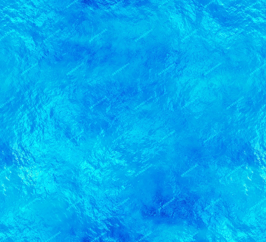 Turquoise Water Seamless Background Texture - Deep Blue Ocean Waves ...