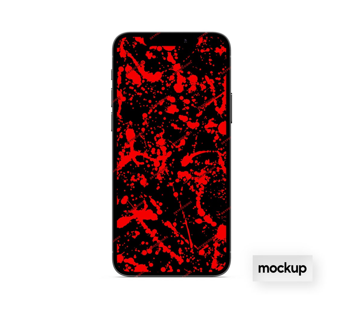 Red Paint Splatter Seamless Digital Paper Background Texture - Etsy