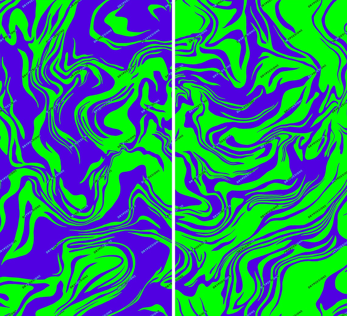 Lime Green Purple Marble Seamless Digital Paper Background - Etsy