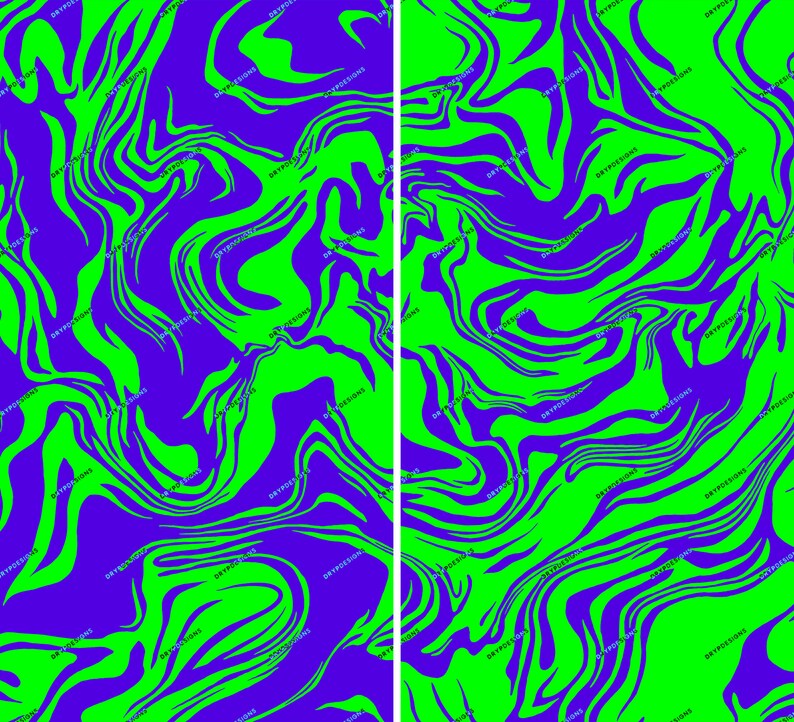 Lime Green Purple Marble Seamless Digital Paper Background - Etsy