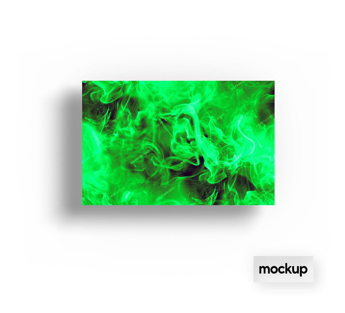 Neon Green Smokey Flames PNG Background Seamless Texture - Etsy