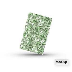 Mint Green Money Digital Paper Seamless Background - 100 Dollar Bills ...