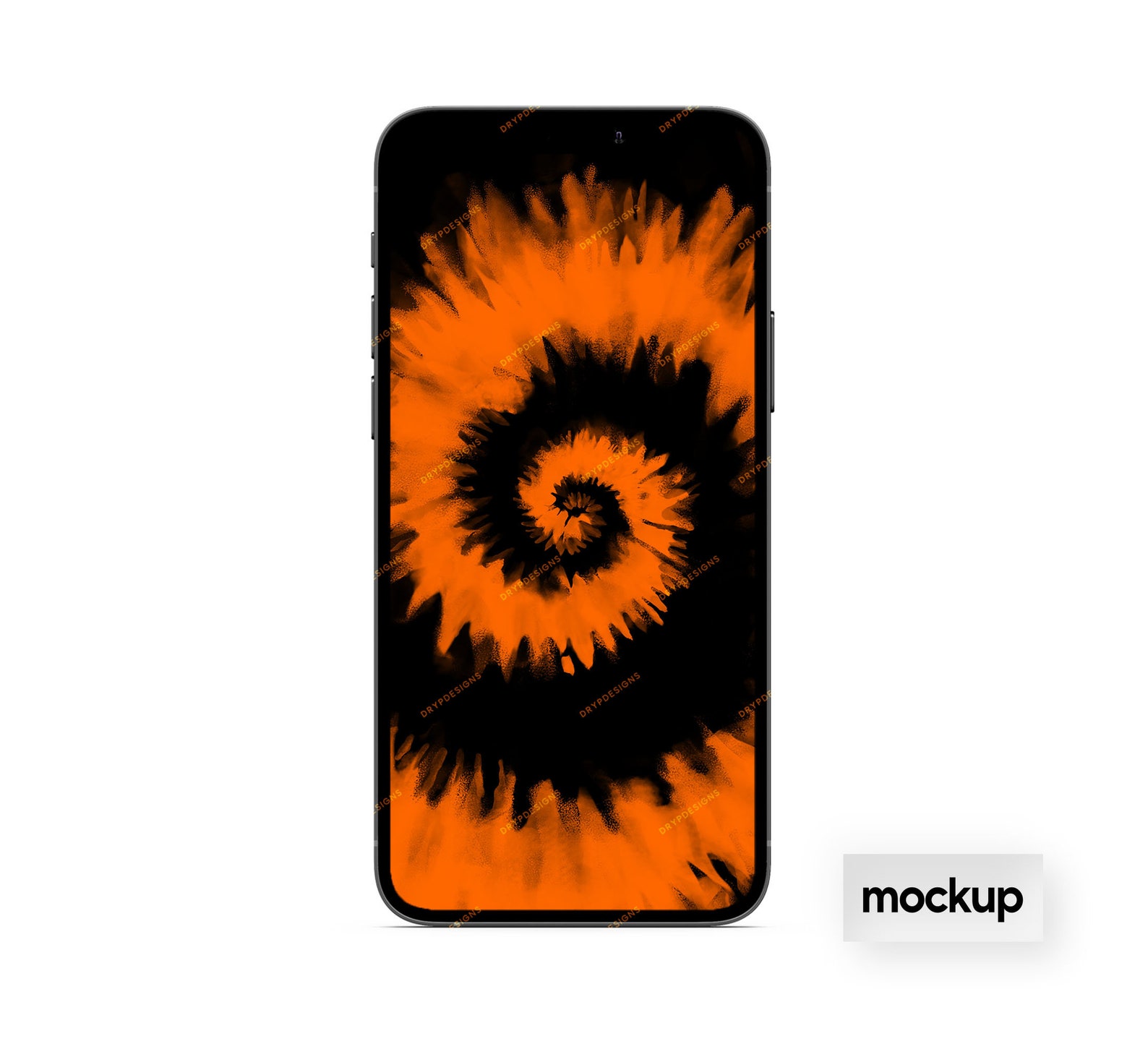 Orange Black Tie-dye Swirl Digital Paper Background Pattern - Etsy