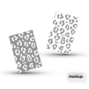 White + Gray Leopard Print Seamless Background Pattern - Light and ...