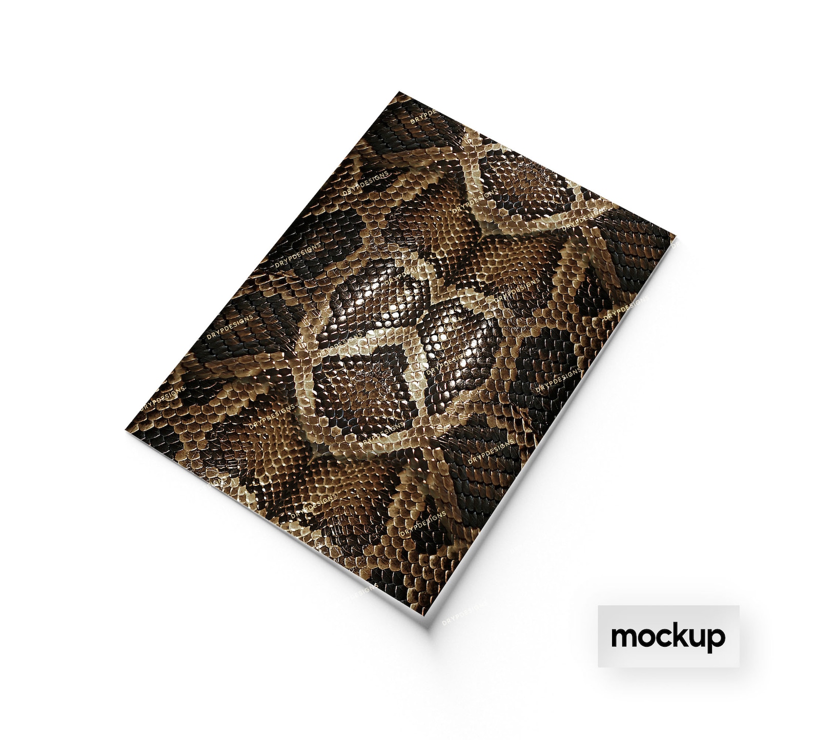 Brown Snakeskin Seamless Digital Paper Background Texture - Python ...
