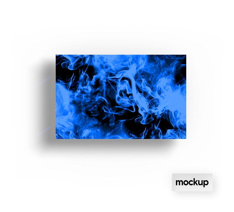 Vibrant Blue Smokey Flames Seamless Digital Paper Background - Etsy