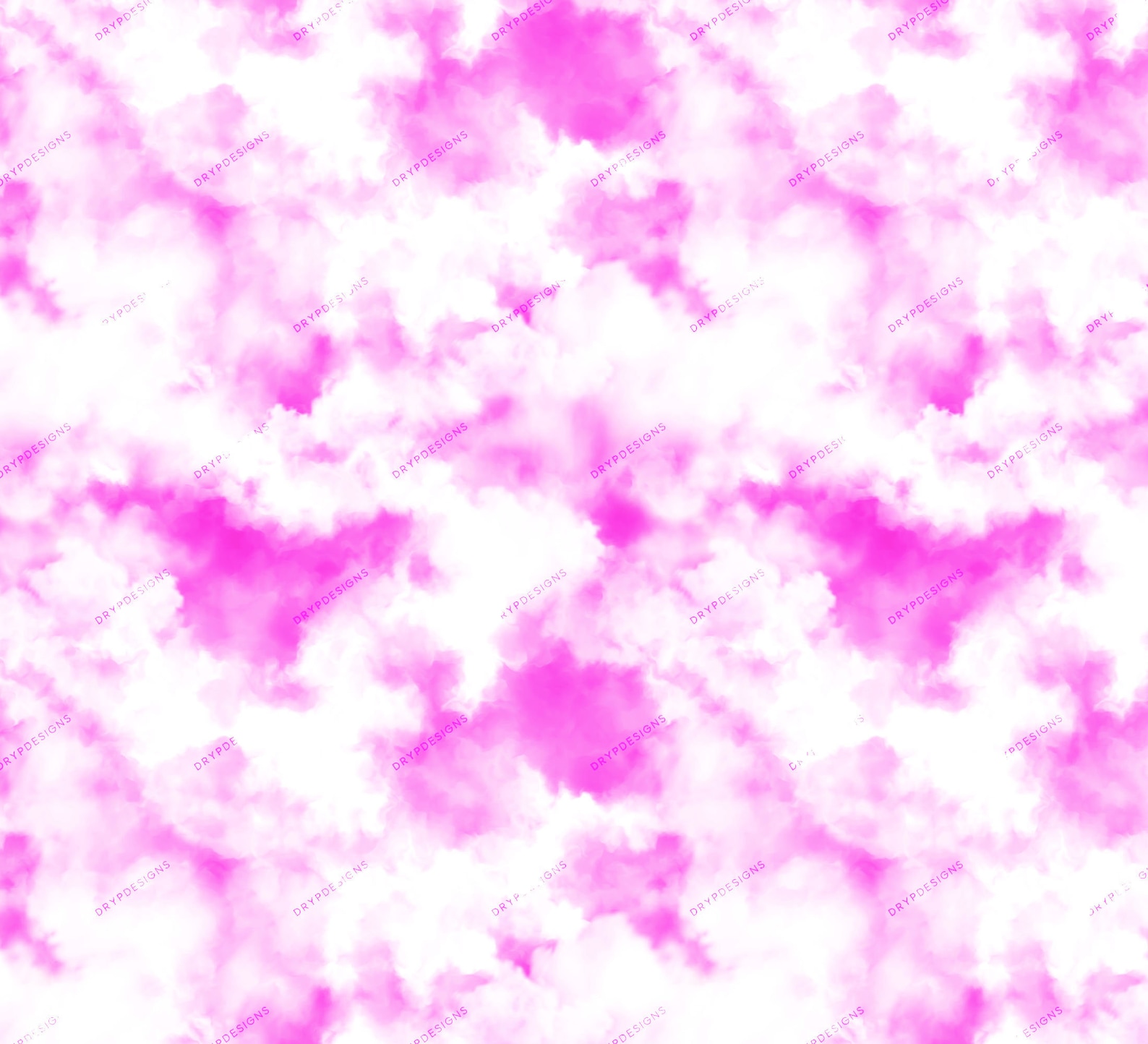 Pink Clouds Seamless Background Texture Bright Vibrant Sky - Etsy