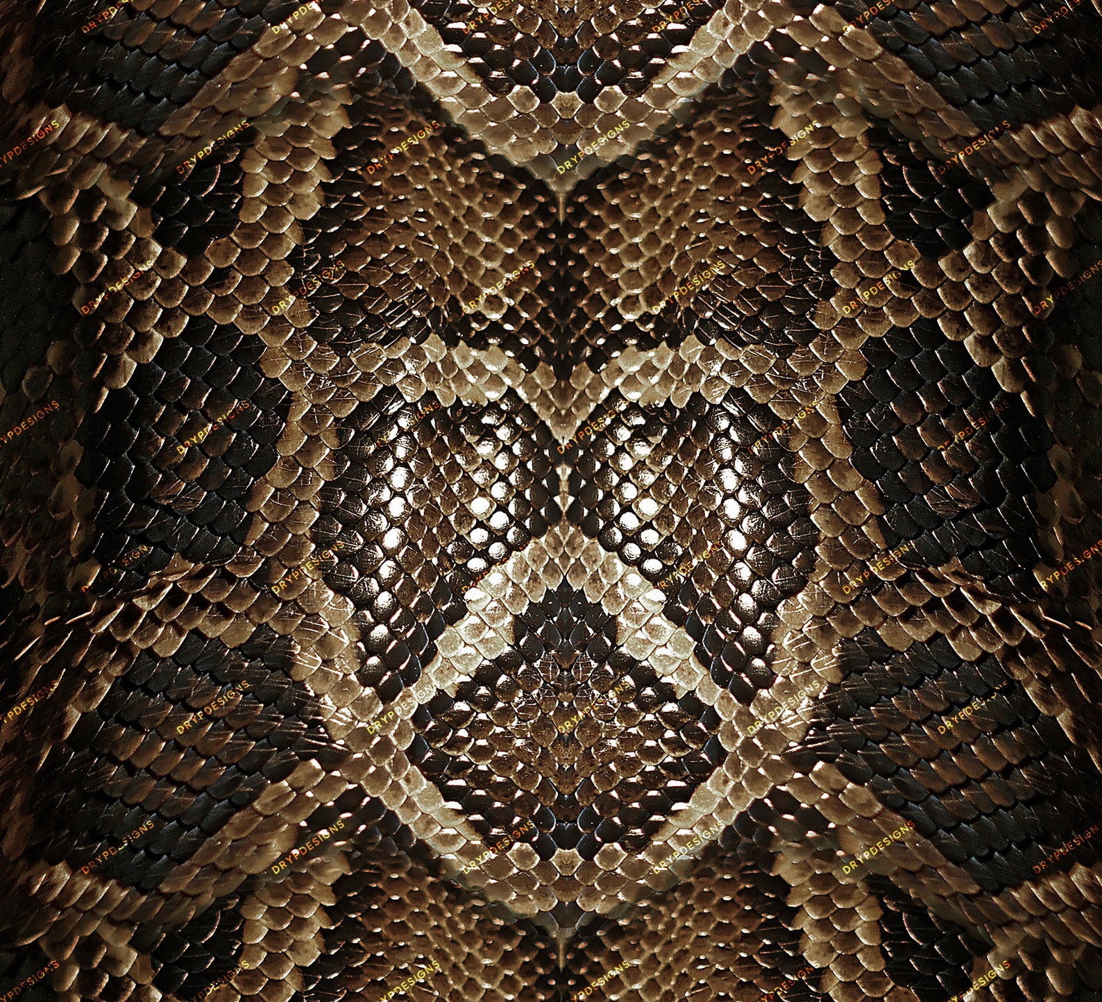 Brown Snakeskin Seamless Digital Paper Background Texture - Python ...