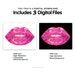 Pink Money Lips PNG Graphic - Luscious Lips Digital Art Print - Money ...