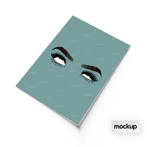 Eye Roll Lash SVG + PNG Illustration Graphic - Beautiful Hand Drawn ...