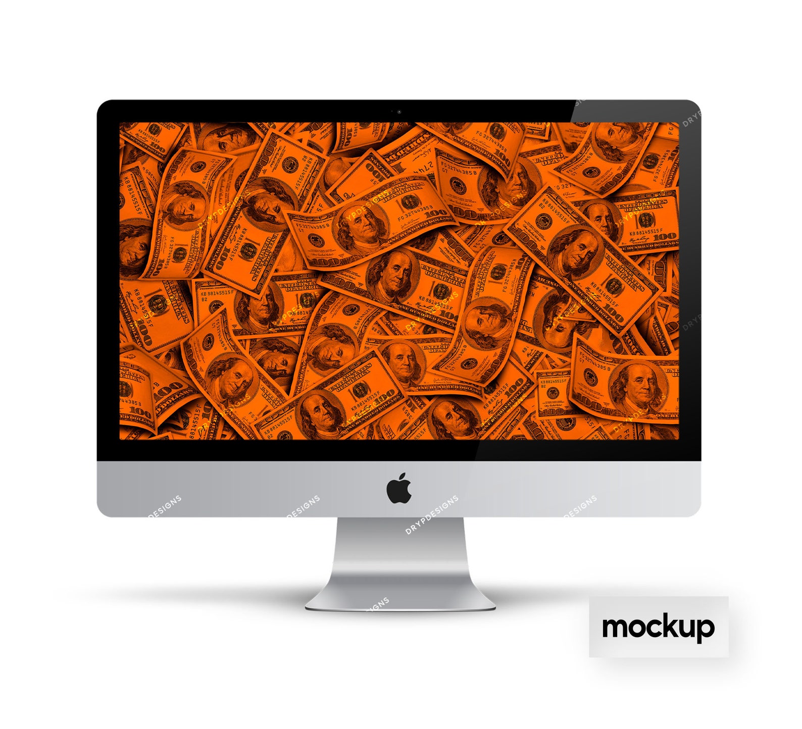 Orange Money Seamless Digital Paper Background Pattern - Etsy