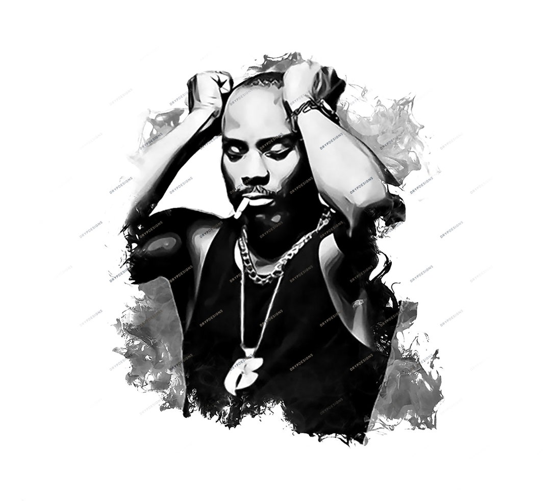 Rapper DMX PNG Graphic - Digital Download Files - Etsy