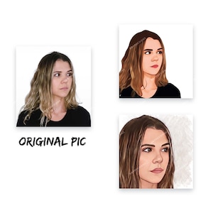 Cartoon Yourself - Custom Cartoon Digital Art - Custom Digital Portrait ...