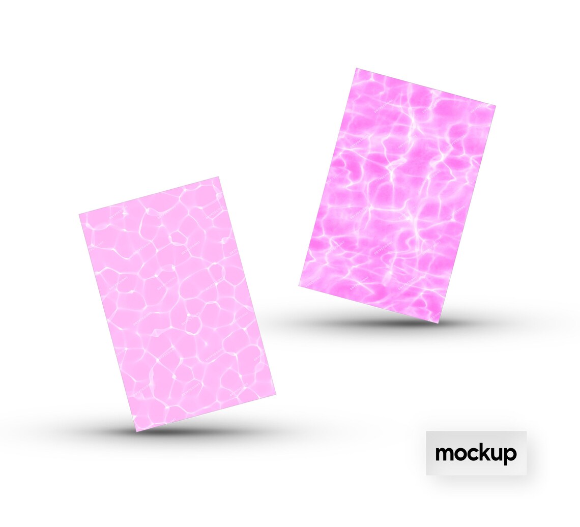 Seamless Pink Water Aesthetic Digital Paper Background Texture - Etsy ...