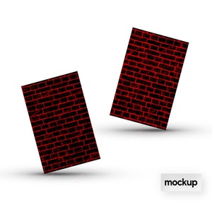 Red Neon Brick Wall Seamless Background Texture - Vibrant Architecture ...