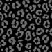 Black + Gray Leopard Print Seamless Background Pattern - Dark Bold ...