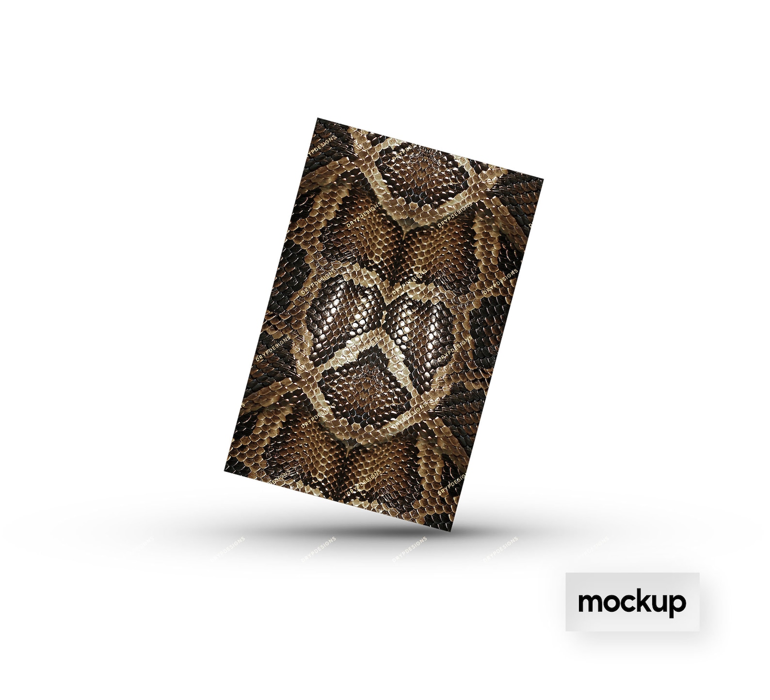 Brown Snakeskin Seamless Digital Paper Background Texture - Python ...