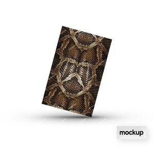 Brown Snakeskin Seamless Digital Paper Background Texture - Python ...