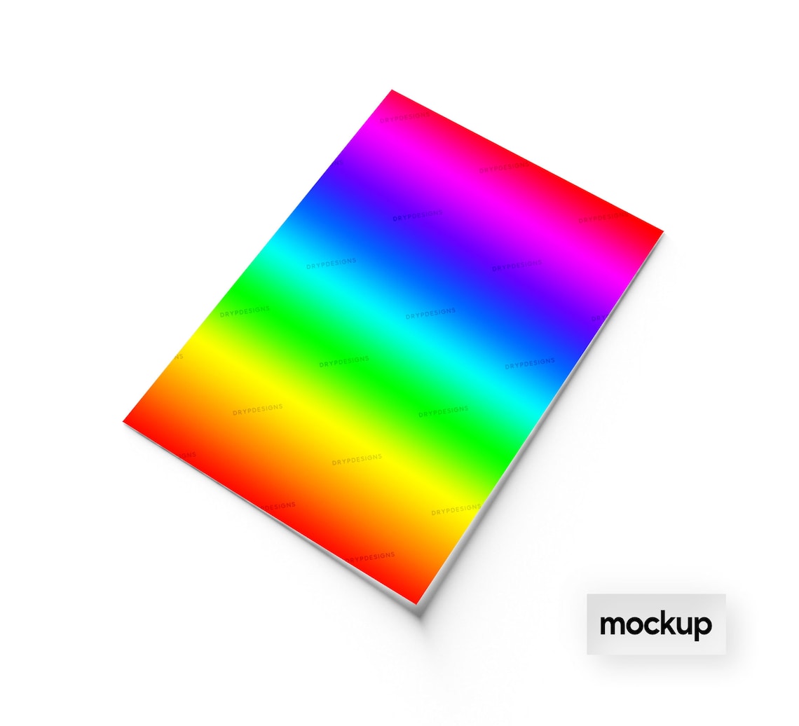 Rainbow Ombre Gradient Digital Paper Color Spectrum Background - Etsy