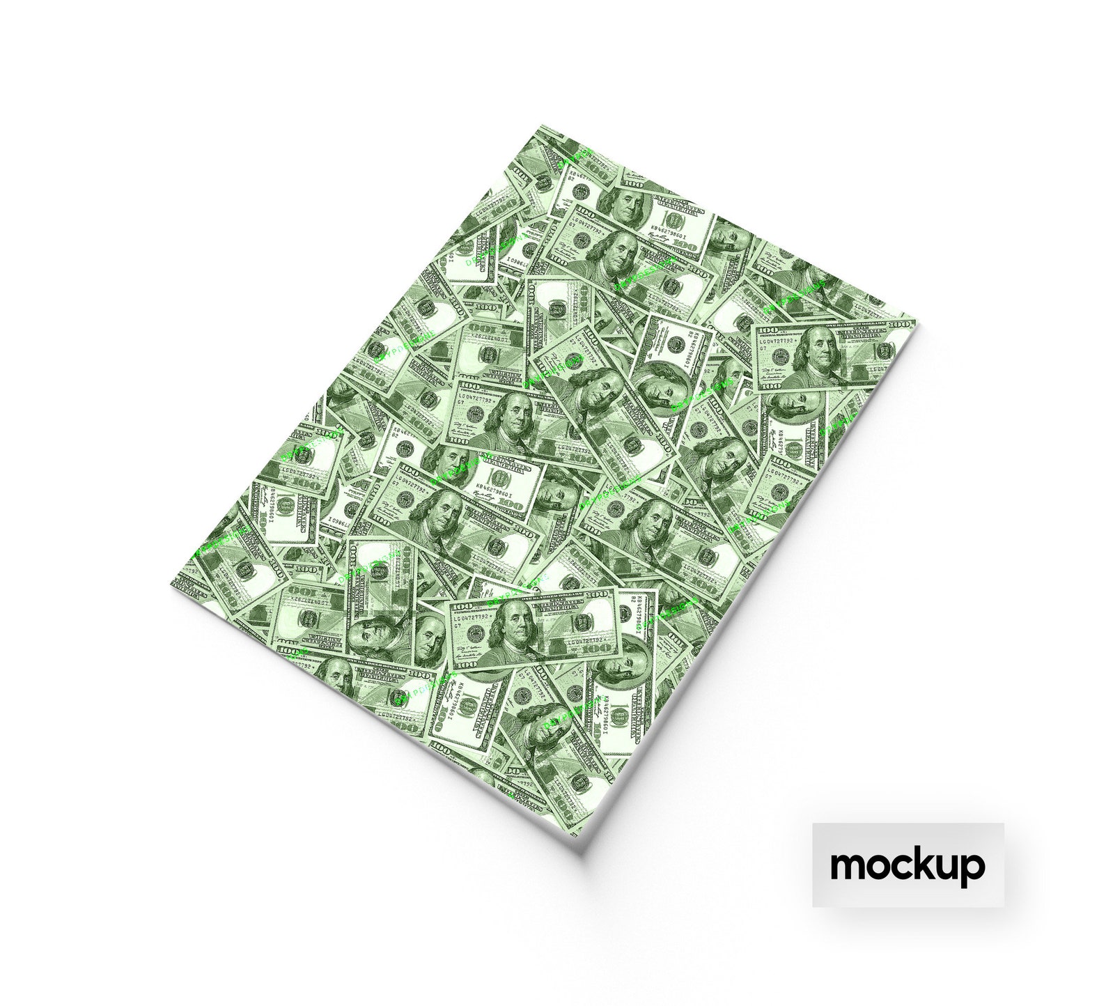 Mint Green Money Digital Paper Seamless Background 100 - Etsy
