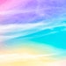 Rainbow Pastel Clouds Digital Paper Background Vibrant Sky Texture PNG ...