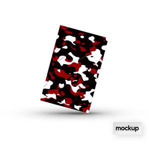 Black + White + Maroon Camo Seamless Background Pattern - Military ...