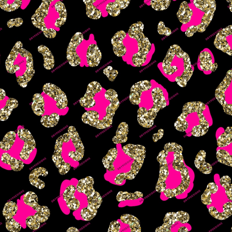 Pink Leopard Print - Etsy