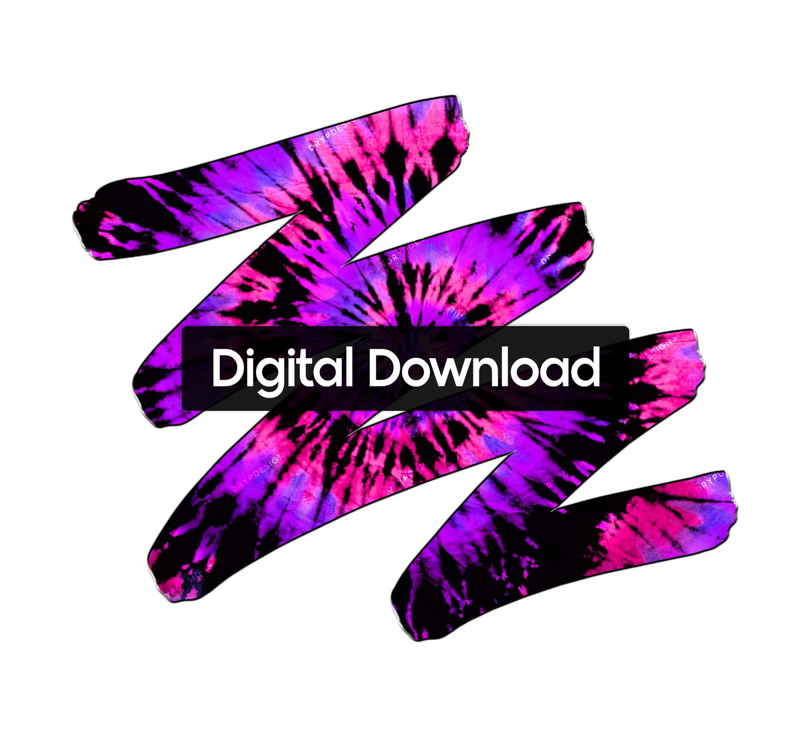 Black + Pink + Purple Tie-dye Digital Paper Background Texture ...