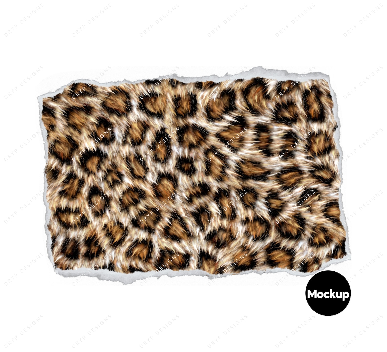 Realistic Leopard Print Digital Paper Download File | Etsy