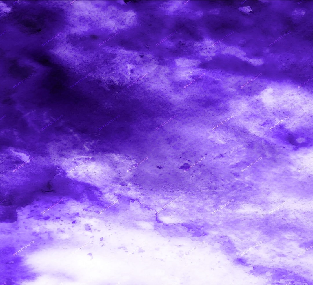 Purple Watercolor Tie-dye Digital Background PNG - Modern & Abstract ...