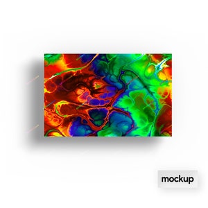 Trippy Psychedelic Rainbow Liquid Seamless Digital Paper Background ...