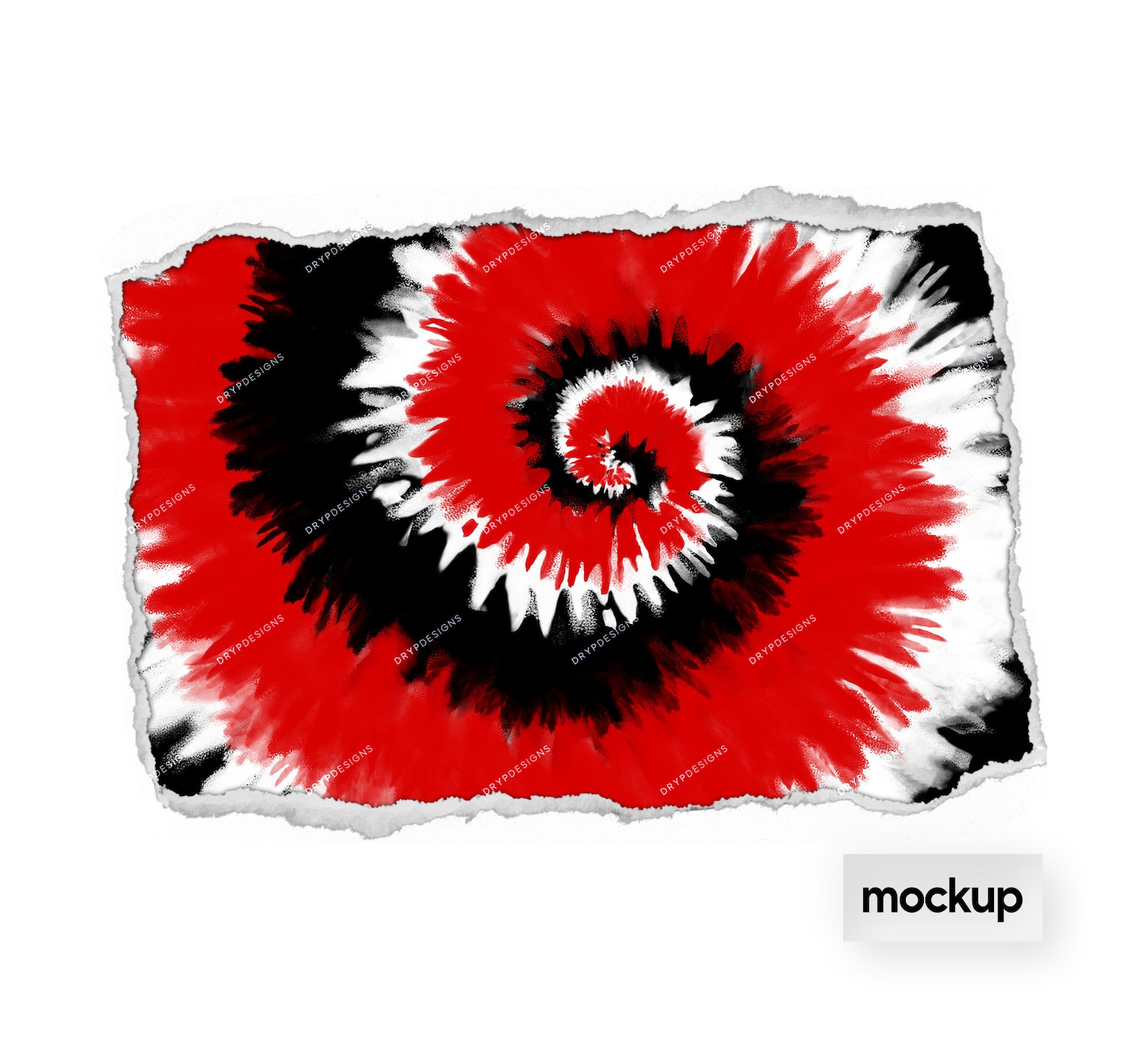 Red Black White Tie-dye Swirl Digital Paper Background - Etsy