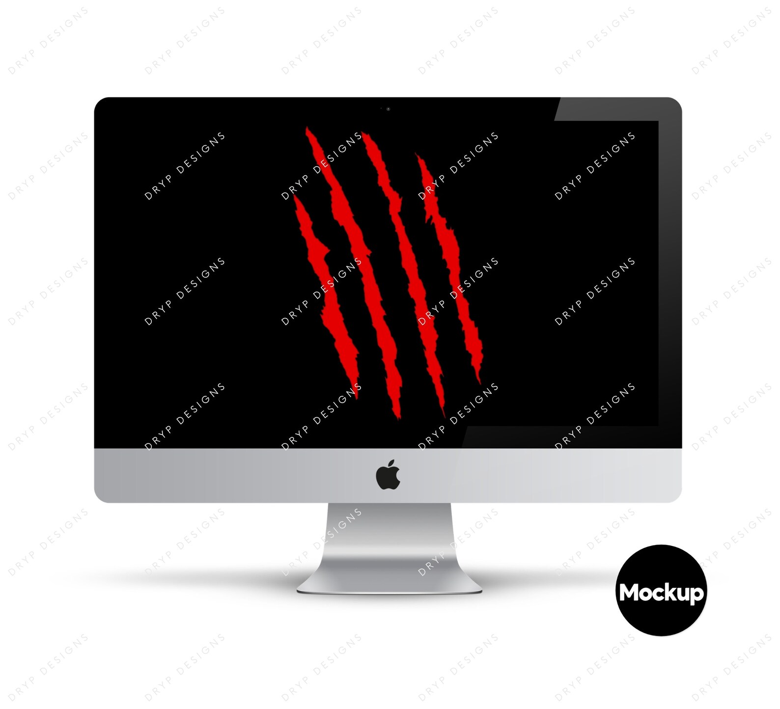 Black Red Claw Mark Scratches SVG PNG Digital Download - Etsy