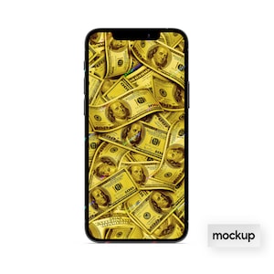 Gold Money Seamless Digital Paper Background Pattern - Raining Hundred ...