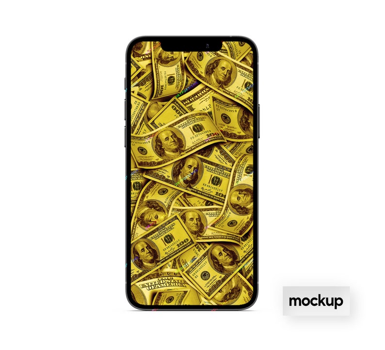 Gold Money Seamless Digital Paper Background Pattern - Raining Hundred ...