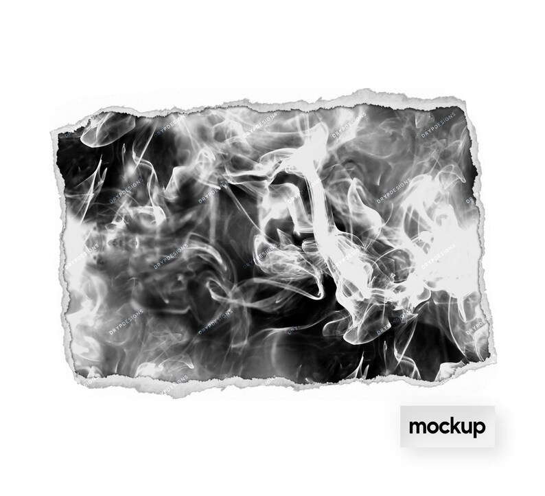 Black White Smoke Background Seamless Smokey Digital Paper | Etsy