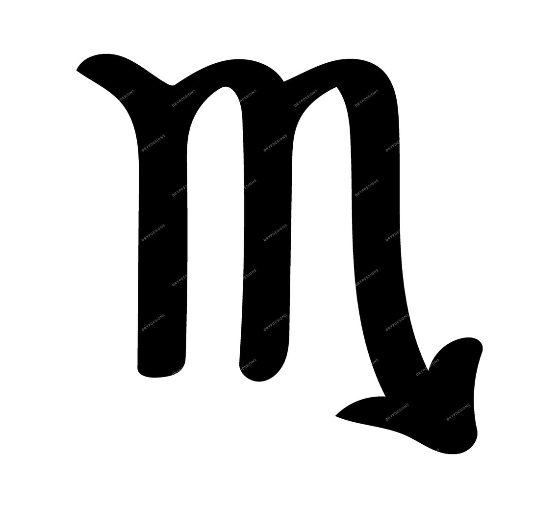 Leopard Print Scorpio Horoscope Symbol SVG PNG Graphic - Etsy