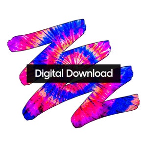 Vibrant Pink + Blue Tie-dye Digital Paper Background Texture - Digital ...