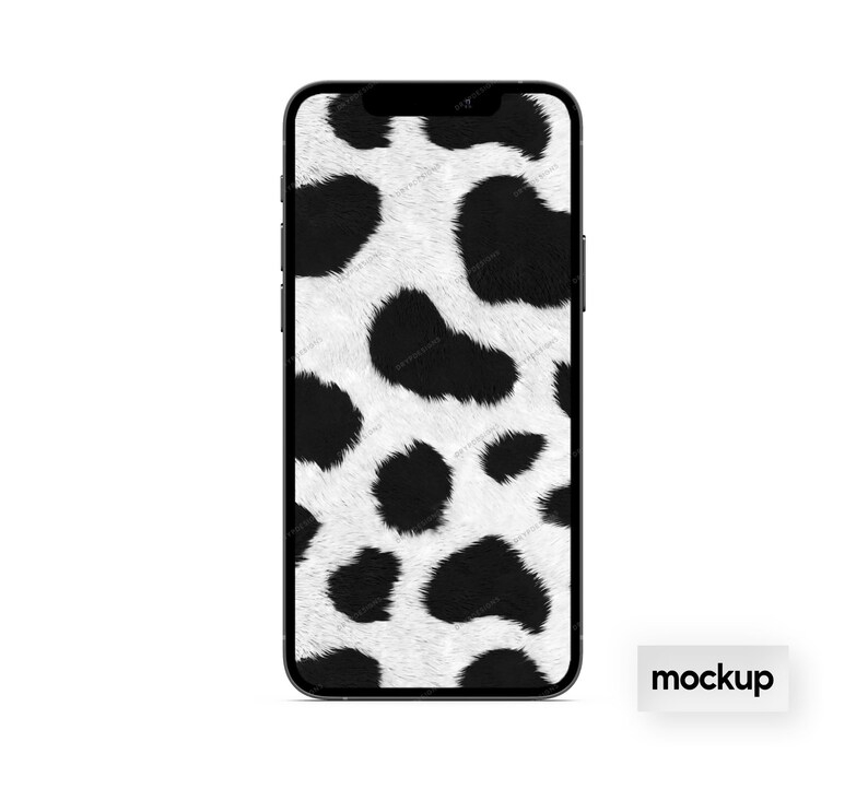 Cow Skin Print Seamless Background Texture Animal Print - Etsy