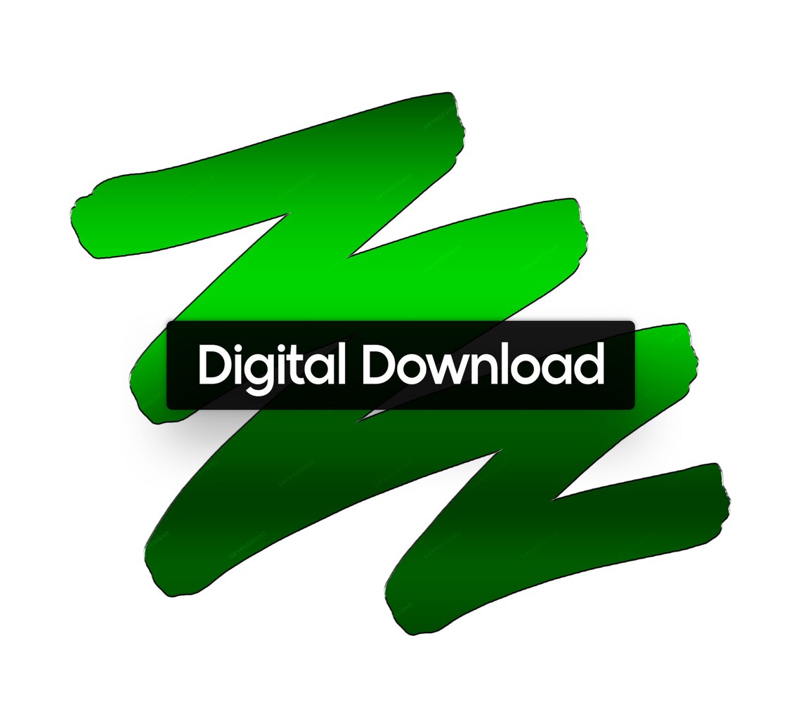 Seamless Green Gradient Digital Paper Background PNG - Digital Download ...