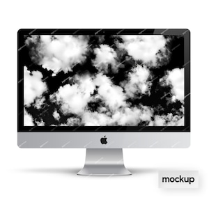 Black + White Cloudy Sky Seamless Background Texture - Bold Moody Fluffy Cloud Nature Wallpaper ...