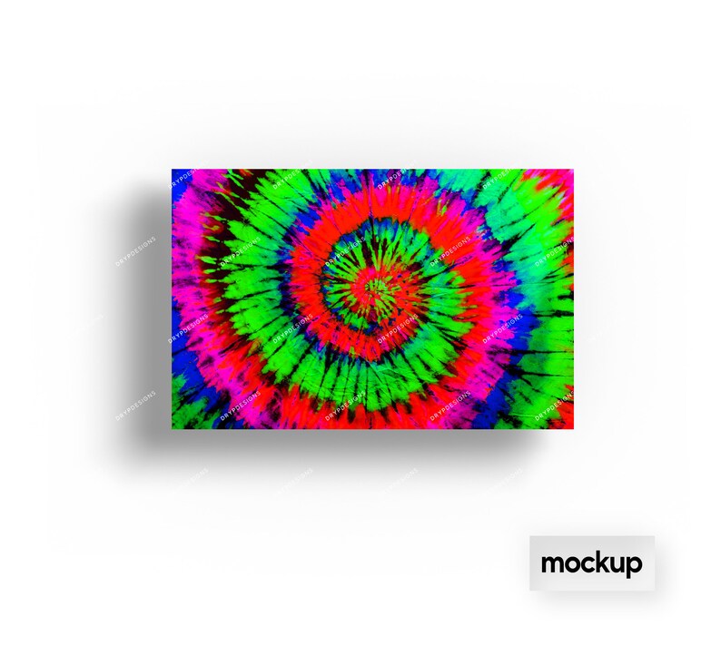 Trippy Psychedelic Neon Tie-dye Digital Paper Background | Etsy