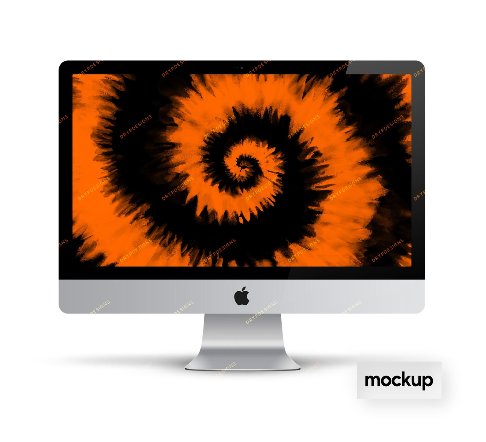 Orange Black Tie-dye Swirl Digital Paper Background Pattern - Etsy