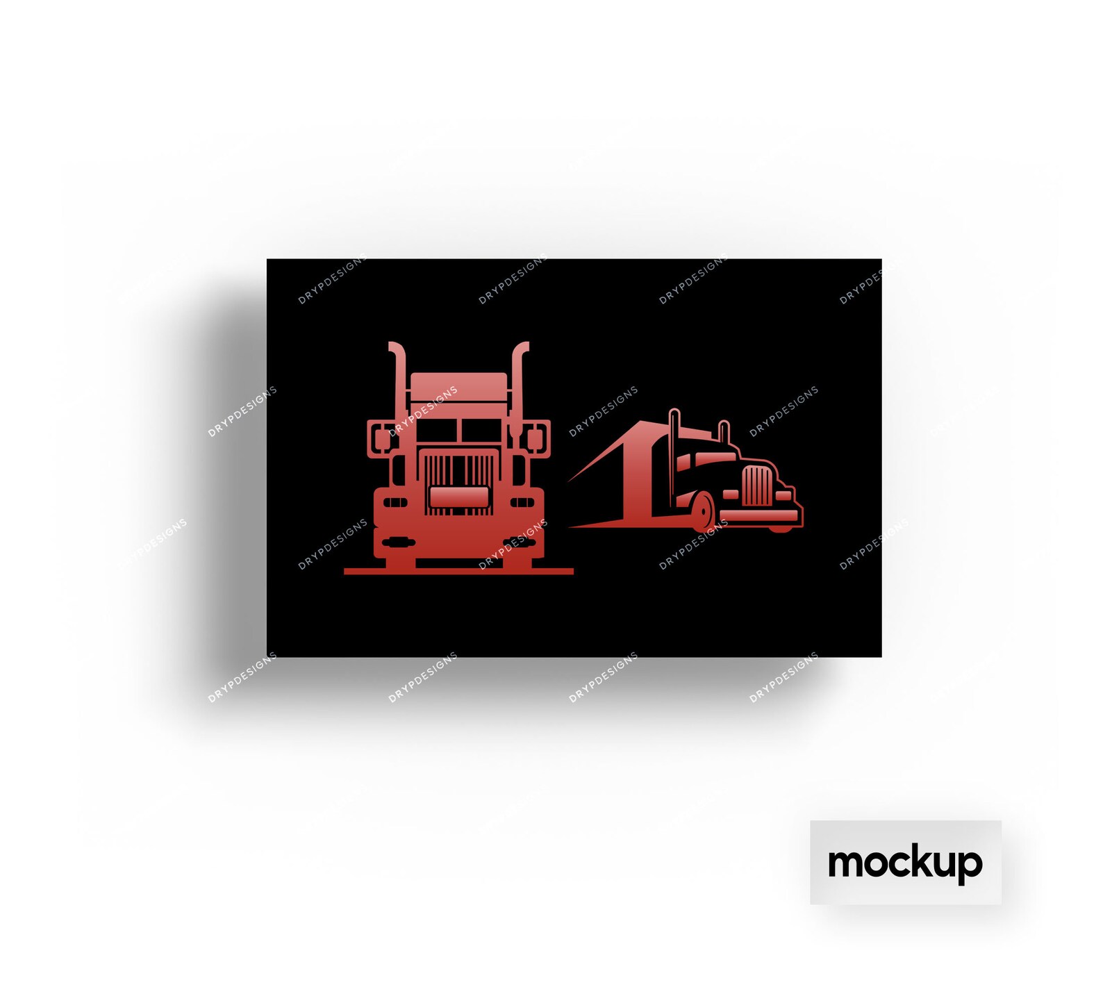 Semi Truck Clipart PNG SVG Bundle Red Gradient Honk Semi - Etsy