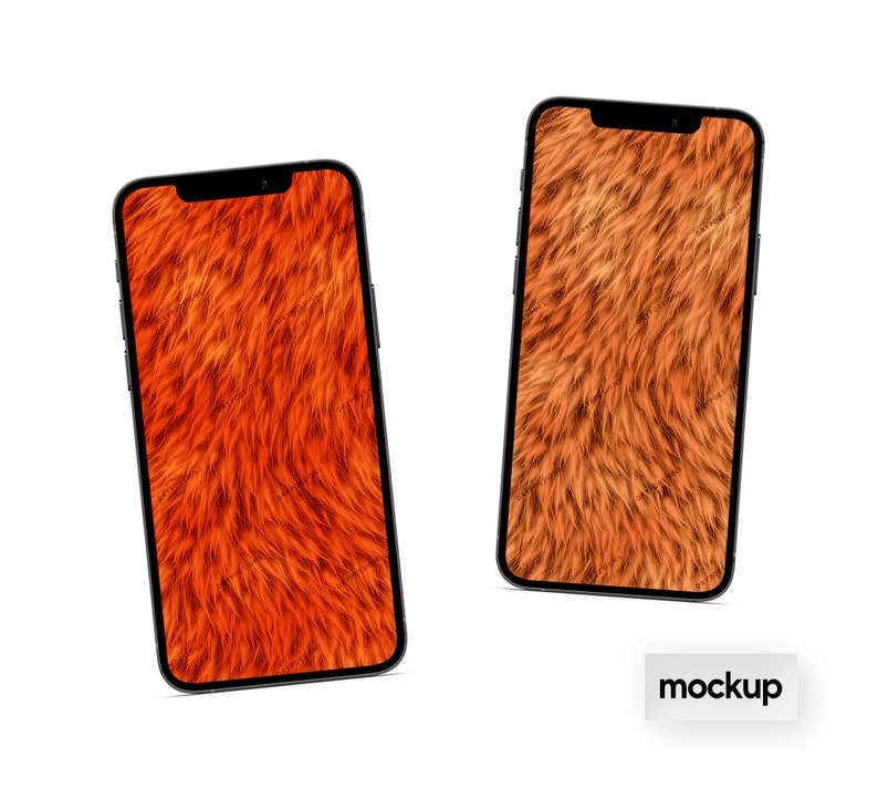 Seamless Soft Red Orange Animal Fur Digital Paper Background - Etsy