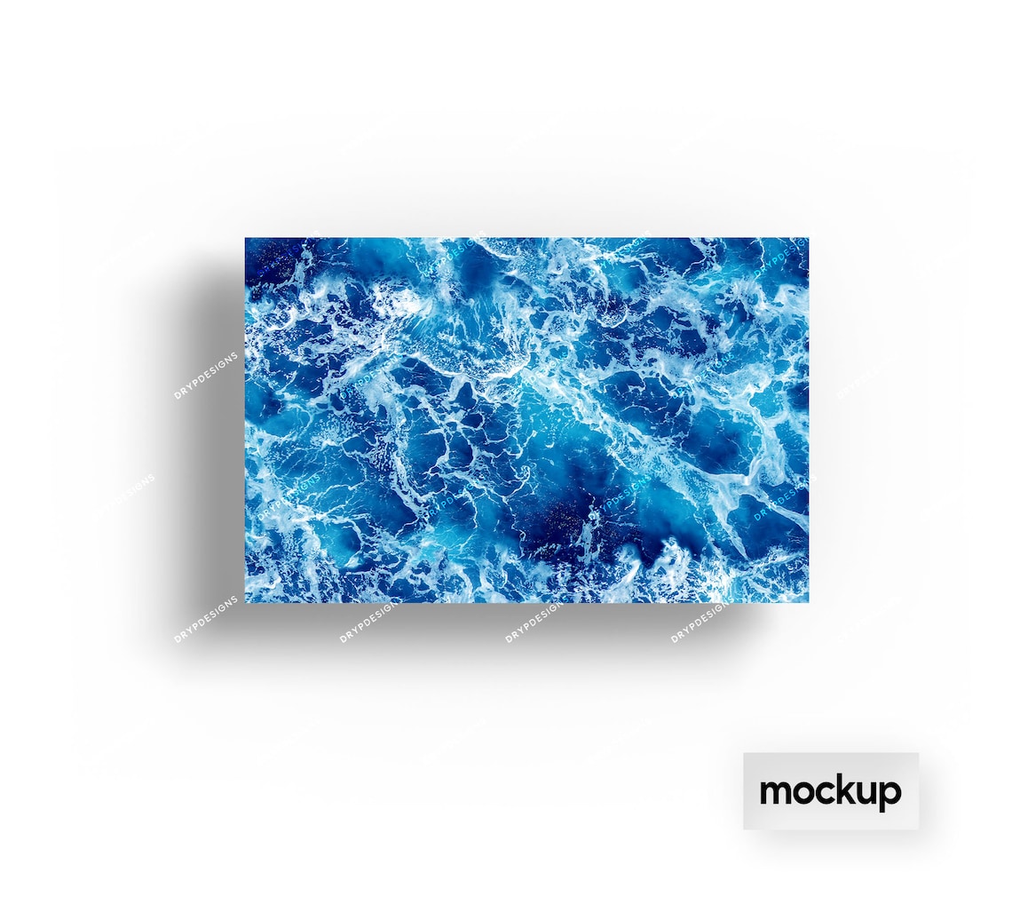 Ocean Water Seamless Background Texture - Deep Blue Ocean Waves ...