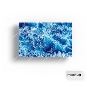 Ocean Water Seamless Background Texture - Deep Blue Ocean Waves ...